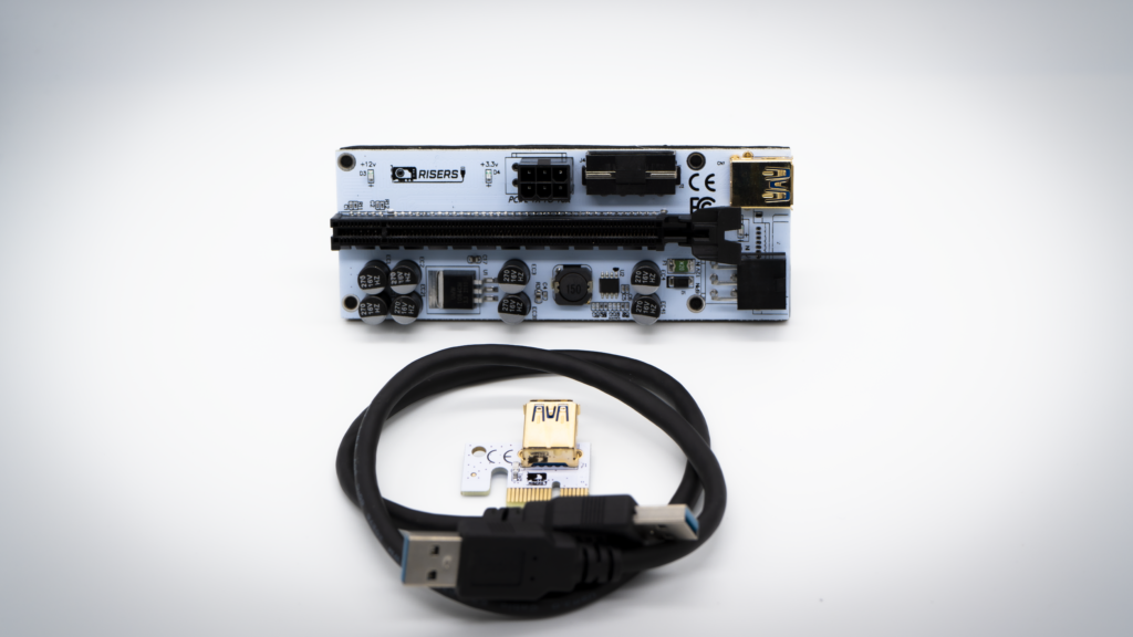 GPU Mining Bundle - Frame/Risers/Splitters/Fans - GPURisers.com